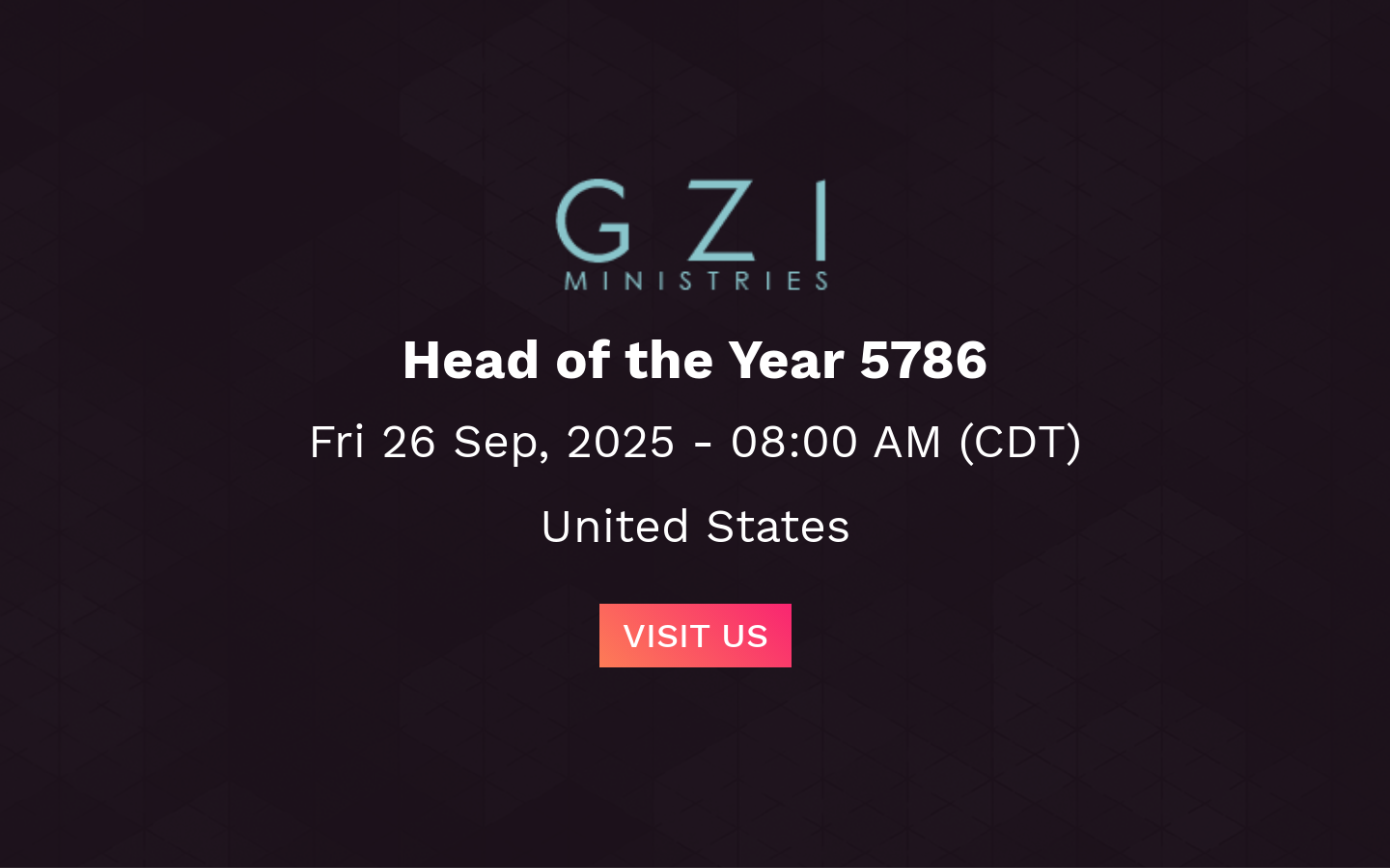 Head of the Year 5786